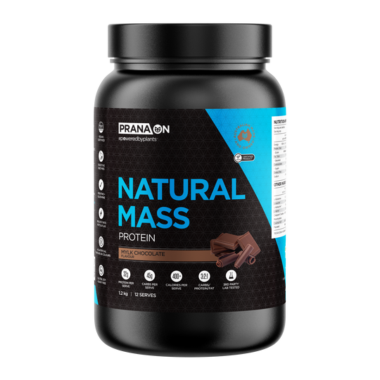 Natural Protein Mass - Plant-Based Mass Gainer by PranaOn
