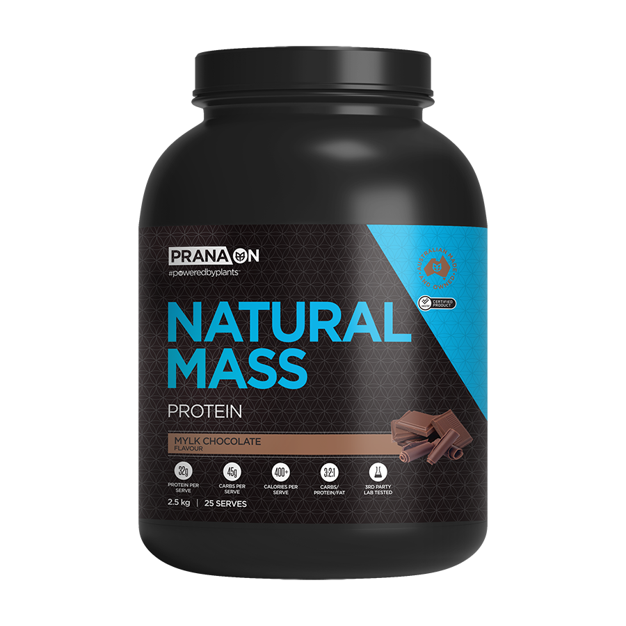 Natural Protein Mass - Plant-Based Mass Gainer by PranaOn
