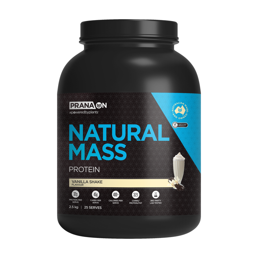 Natural Protein Mass - Plant-Based Mass Gainer by PranaOn
